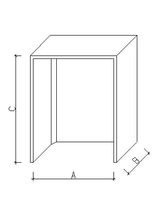 Porta contatori manufatti